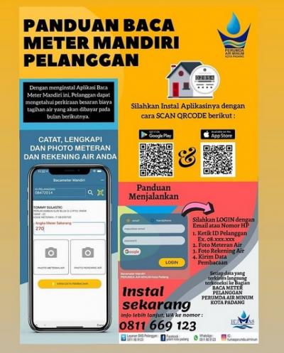 AYO GUNAKAN APLIKASI CATAT METER MANDIRI